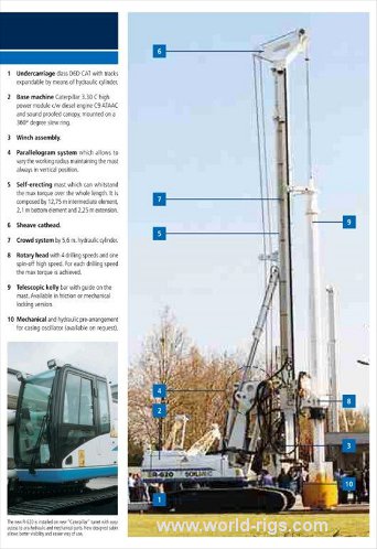 Soilmec R-620 Crawler Drilling Rig for Sale, Land Rigs for Sale, World ...