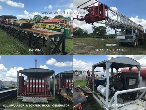 Carrier Mounted Telescopic Mast, Double Drilling Rig, Land Rigs for ...
