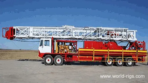 Carrier Mounted Telescopic Mast, Double Drilling Rig, Land Rigs for ...