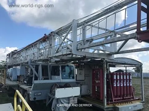 550Hp Platform Style Telescopic Mast, Double Drilling Rig, Land Rigs ...