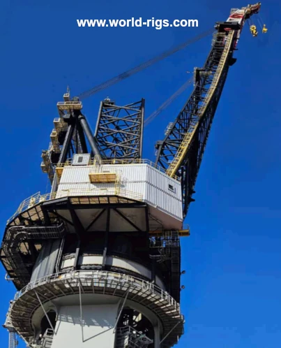 1200T SWL Pedestal Crane - For Sale, Land Rigs for Sale, World-rigs.com